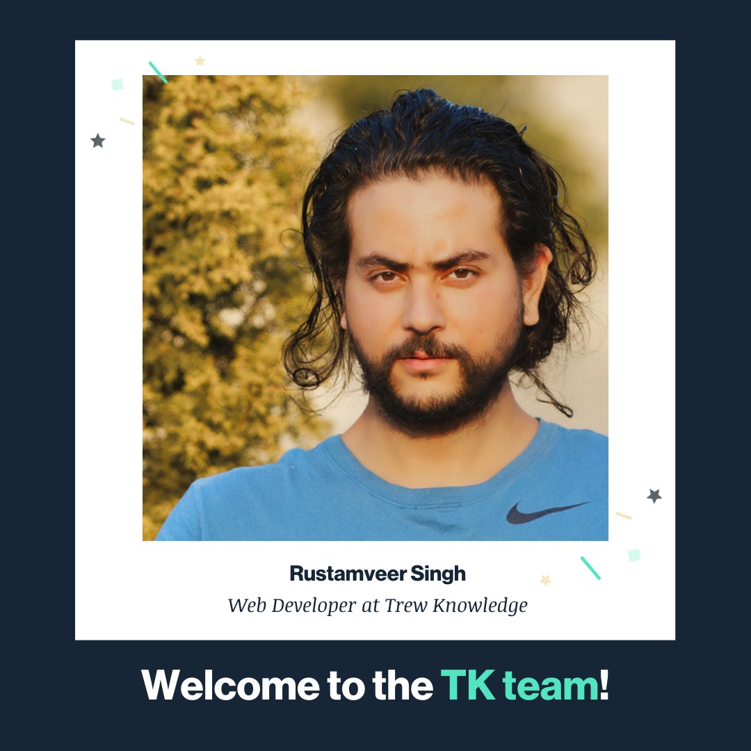 Trew Knowledge on Twitter: "We're excited to announce that Rustamveer Singh has joined the TK ...