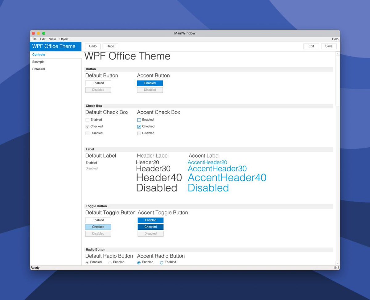 Avalonia UI on Twitter: "WPF Office Theme on macOS. Lines of code changed? Zero. https://github ...