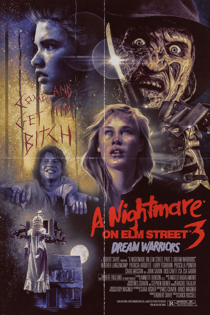 Nightmare On Elm Street 3 Dream Warriors Poster