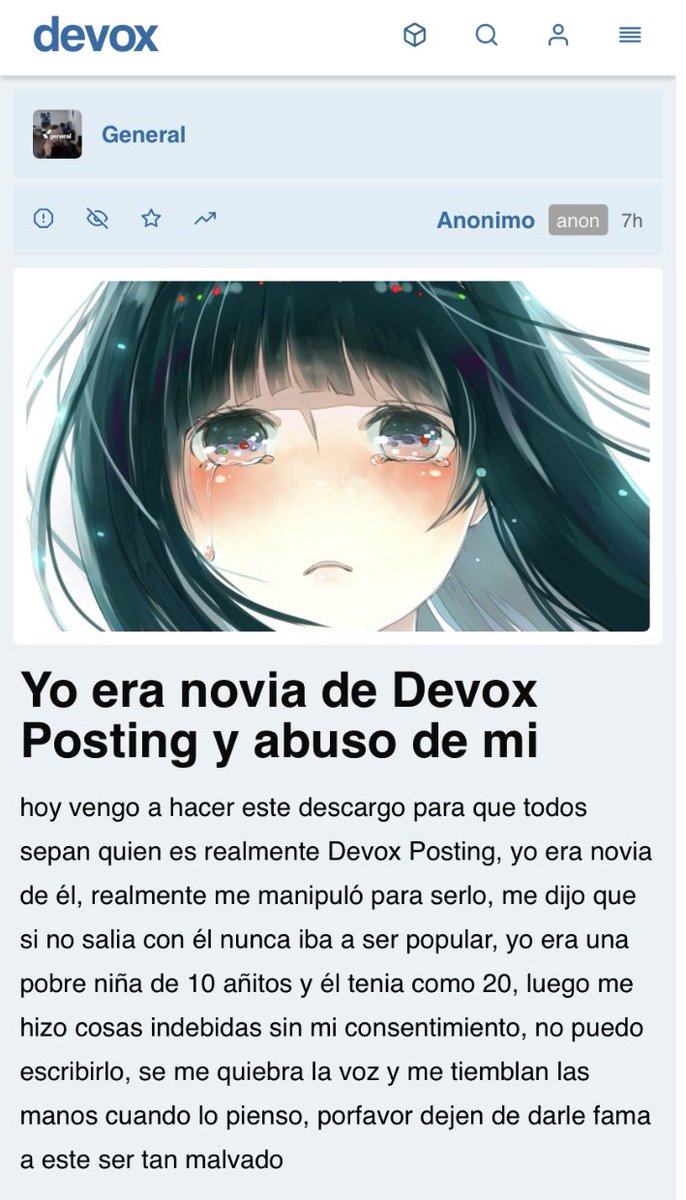 Devox Posting on Twitter: