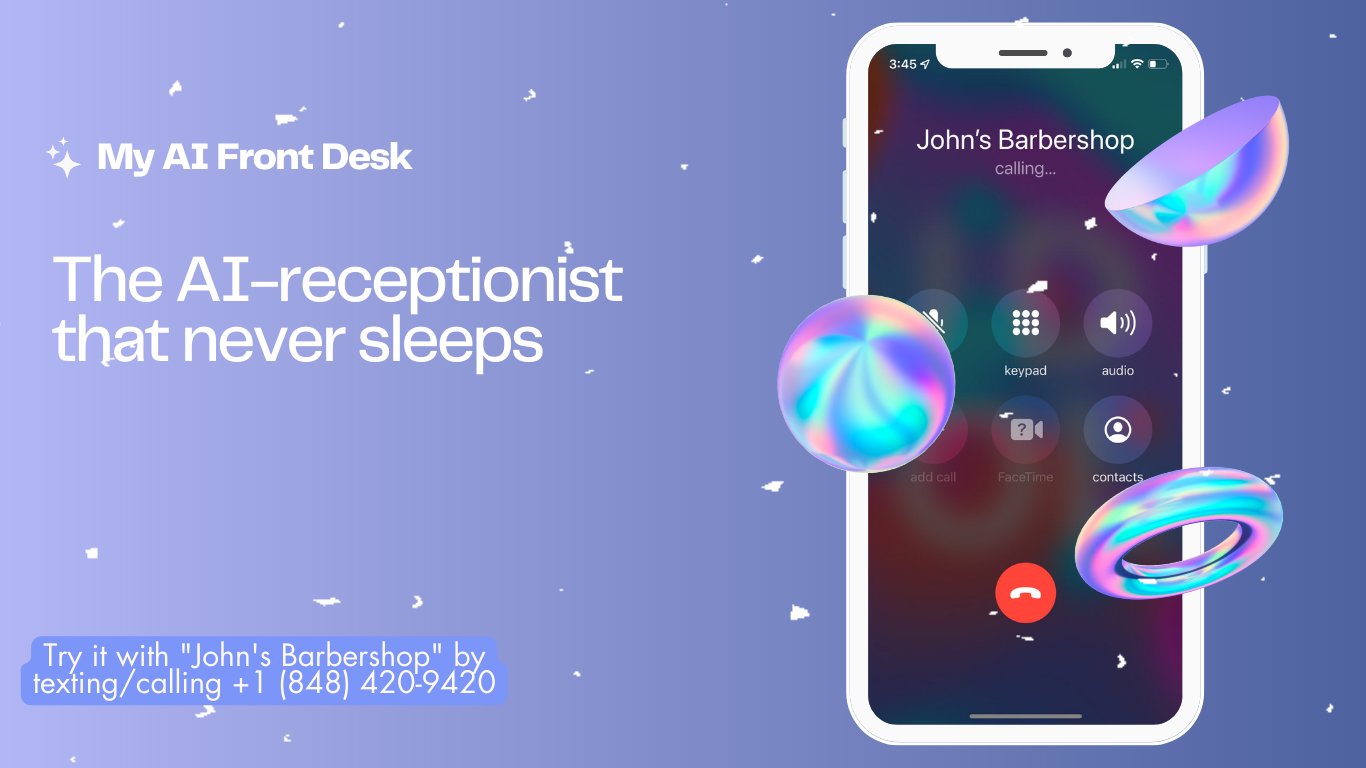 Ruchir Baronia on Twitter: "AI-powered receptionists offer incredible, 24/7 customer service ...