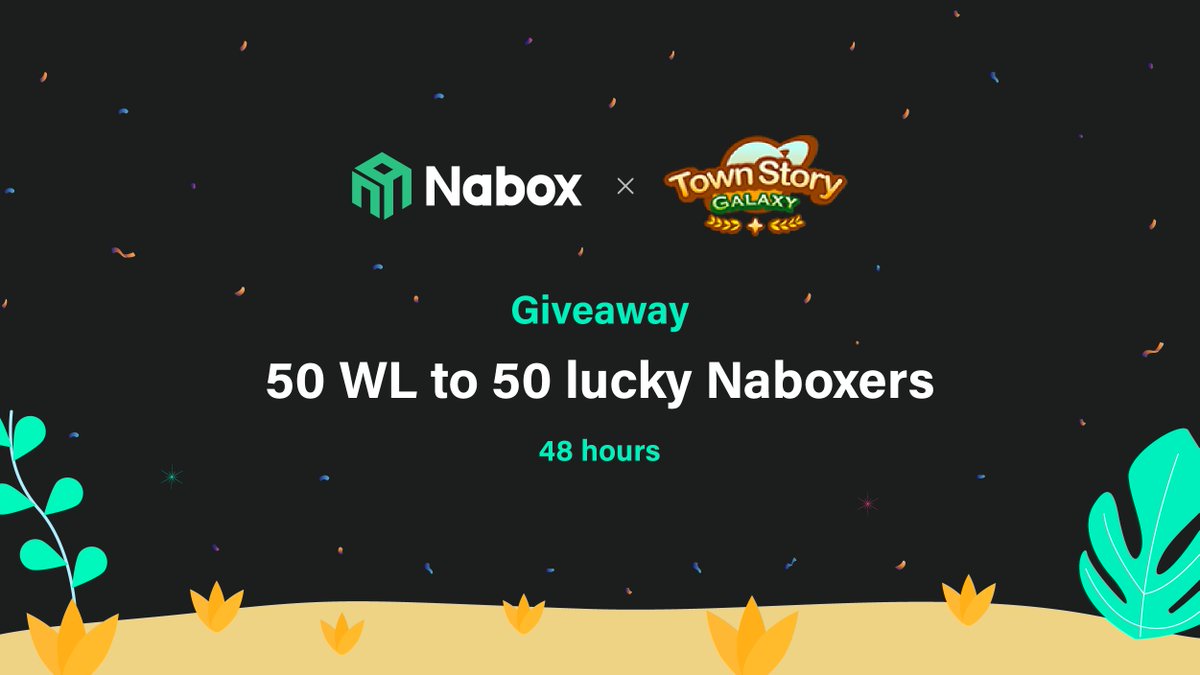 Nabox on Twitter: "🔥Nabox x Townstory Galaxy #Giveaway 👩‍🌾Townstory Galaxy - the 1st social game ...
