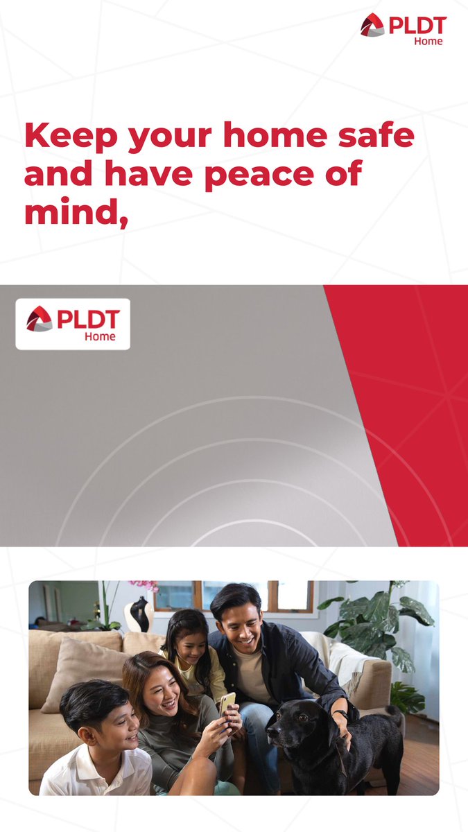 PLDT HOME on Twitter: "Keep an eye on those you love the most with PLDT Home Security Devices. ️ ...