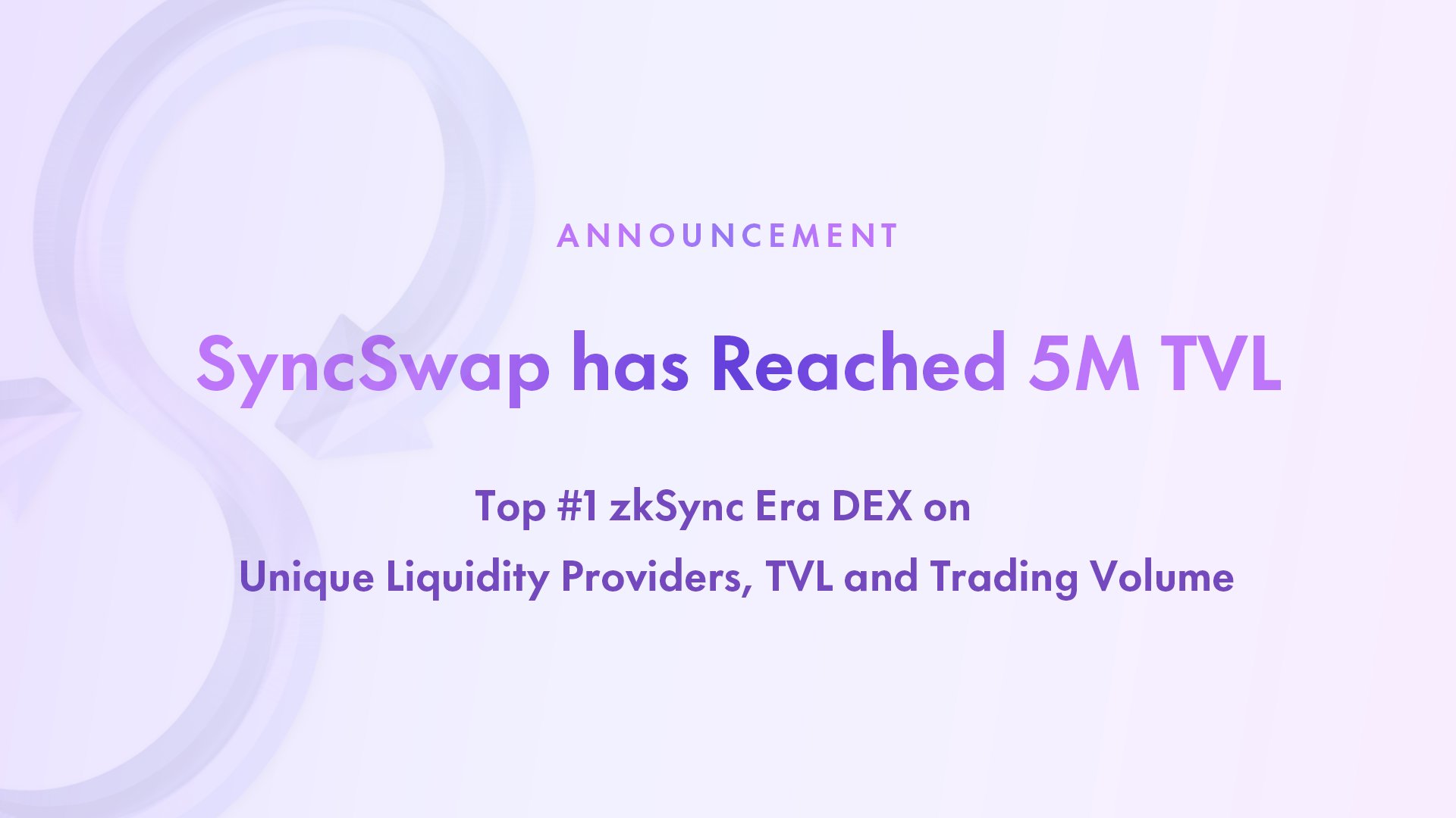 SyncSwap on zkSync - Live on Mainnet on Twitter: "3⃣ days since #zkSync Era mainnet launch ...