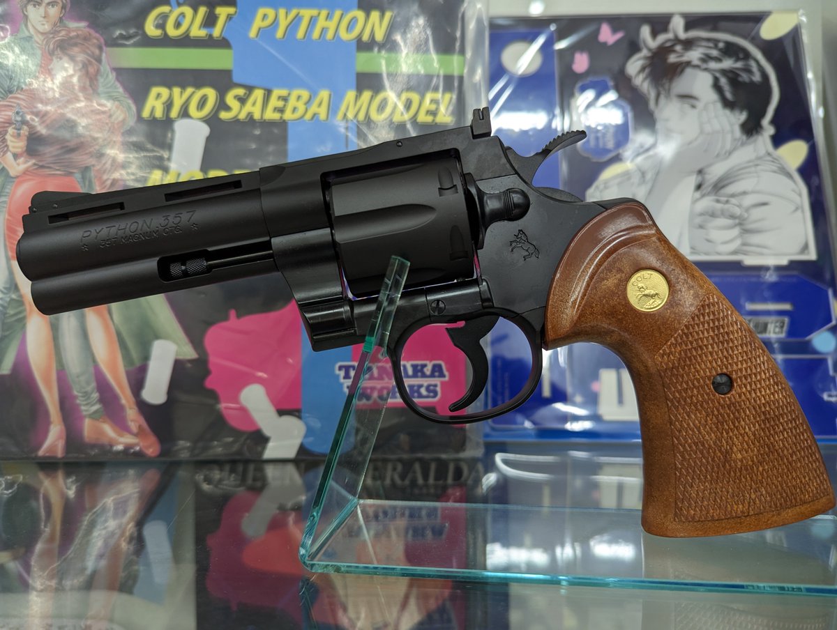しろがねとんぼ on Twitter: "タナカワークス シティーハンター公式コラボ モデルガン Colt Python “Ryo Saeba” model ↓↓↓詳しくは↓↓↓ https ...