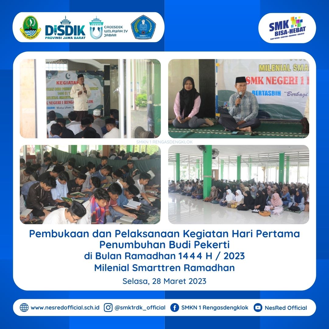SMK NESRED OFFICIAL on Twitter: "Semangat Pagi sobat NesRed! Alhamdulillah, Pembukaan dan ...