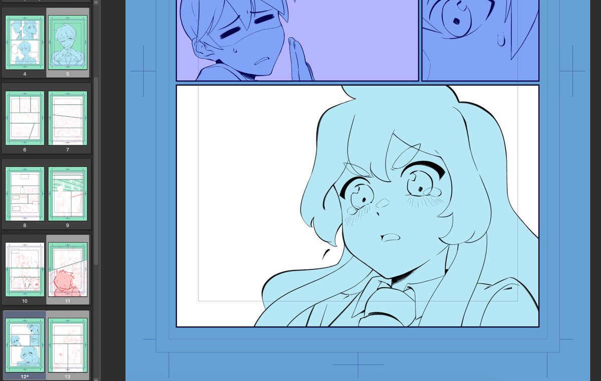 「clean black lines #rkgk 」li.creeの漫画