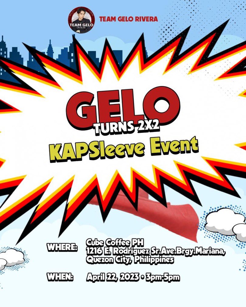 TEAM GELO RIVERA on Twitter: "Pre-order til: April 7, 2023 See you there, ACEs and Team Gelo! 🤍 ...