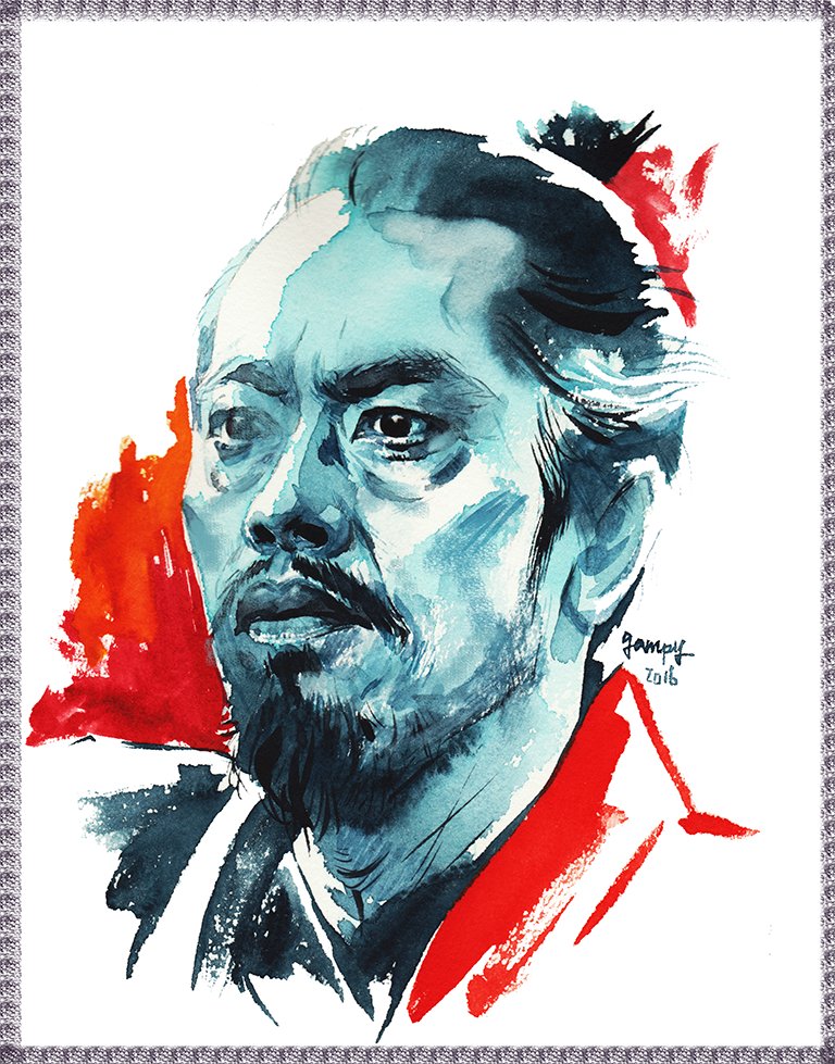 「ヒゲ男性キャラクターを描くのが好きですね 」|ganpukuのイラスト