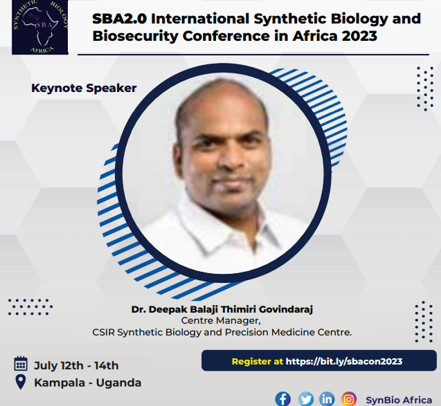 Synbio Africa on Twitter: "SPEAKER ANNOUNCEMENT SBA2.0 preparations are progressing. Register ...