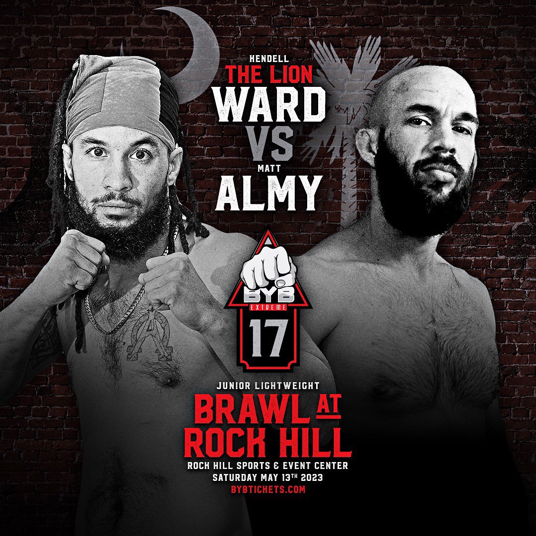 BYB Extreme Bare Knuckle Fighting Series on Twitter: "Kendell “The Lion” Ward makes his return ...