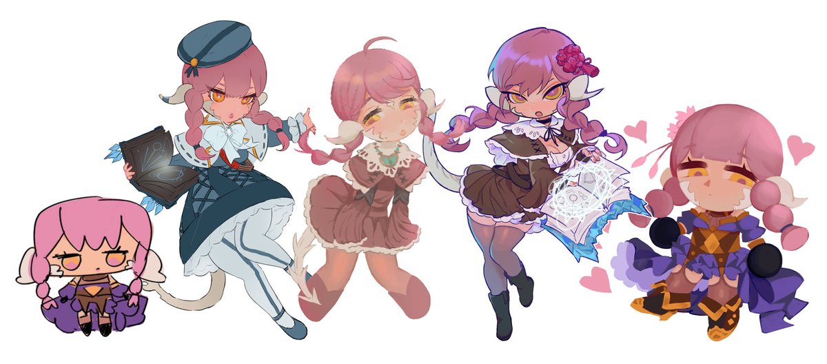 「now that im done with the stream chibis 」|fishu @ coms closedのイラスト