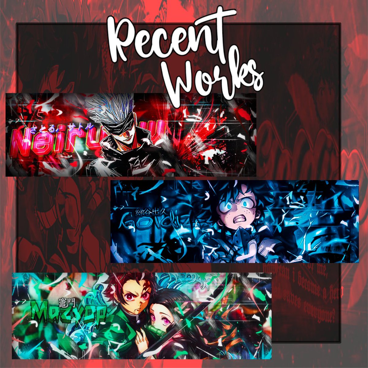 𝒮𝓉𝒾𝑀𝒶 on Twitter: "RT @Goldize_DZN: • RECENT WORK ! • Headers : 3€ Do you like my works