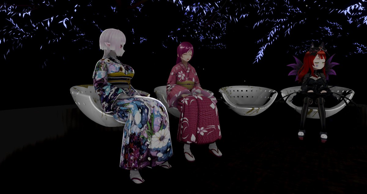 SpritePlum on Twitter: "青紫の葉っぱが幻想的です 綺麗ですね～ #cluster https://cluster.mu/e/a1f79239-53c7-4f15 ...