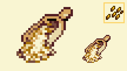 「unmilled rice from stardew valley. excit」|Luxのイラスト