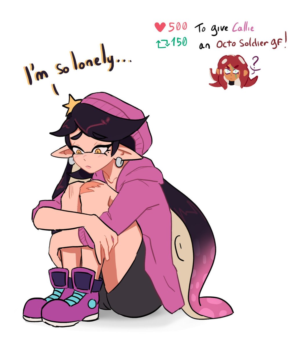 Lady Reaper 👽👽👽 on Twitter: "Hi... I'm normal about Callie Cuttlefish"