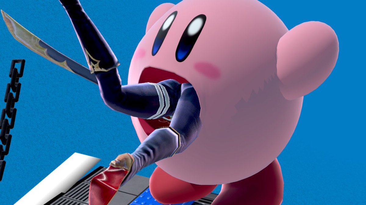 Smash Ryona On Twitter Lucina Inhaled By Kirby