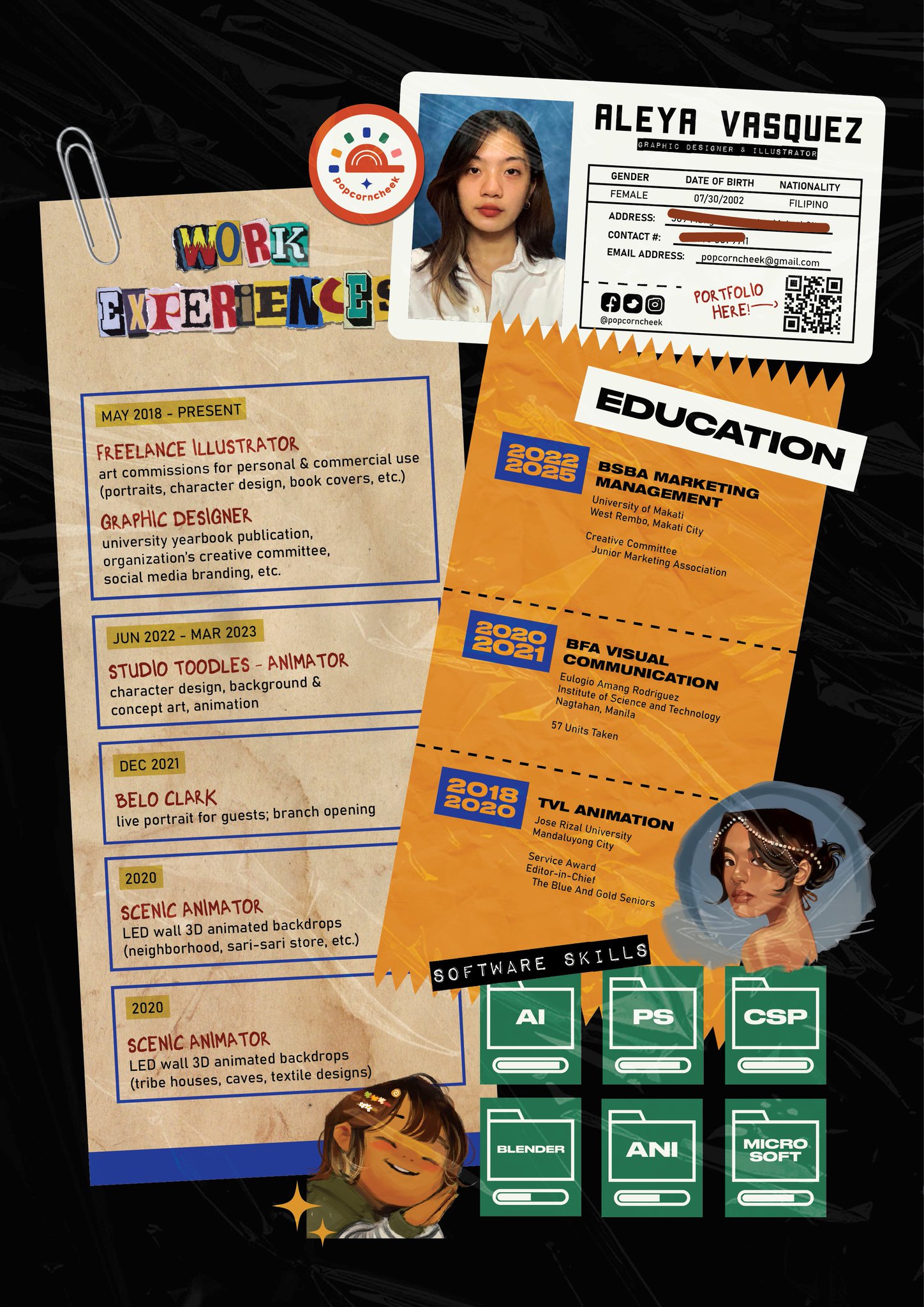 yela ☁️ | COMMS OPEN! on Twitter: "updated my cv HOHO https://t.co/ca0HuZdZbt" / Twitter