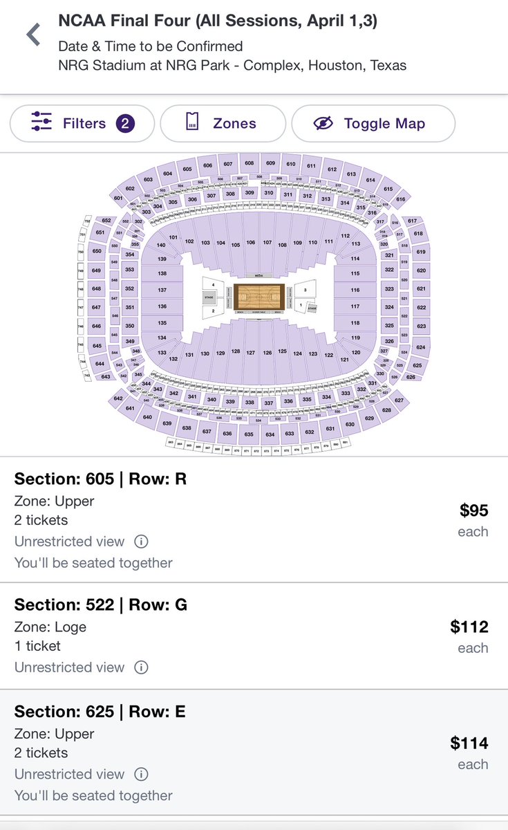 Houston Rodeo Seating Chart