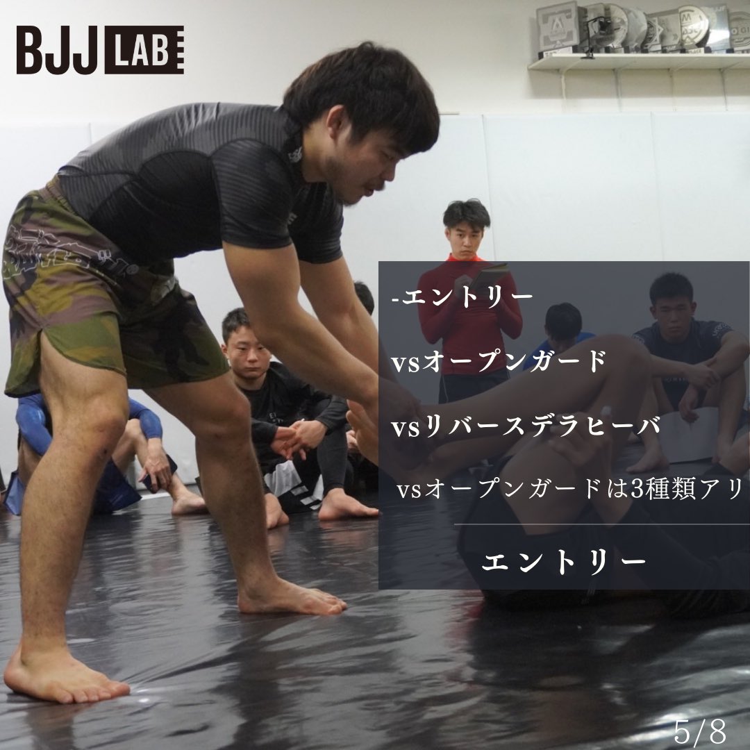 BJJ LAB on Twitter: "【収録内容 2/2】 -エントリー vsオープンガード（3種類アリ） vsリバースデラヒーバ -サイドスイッチ- 三日月ステップ、 レッグドラッグ、外 ...