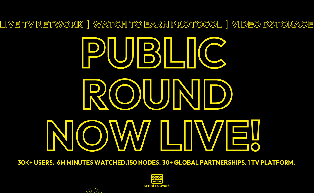 Script Network On Twitter After A Sold Out Presale Round Our Public Round Is Now Live 📢 This
