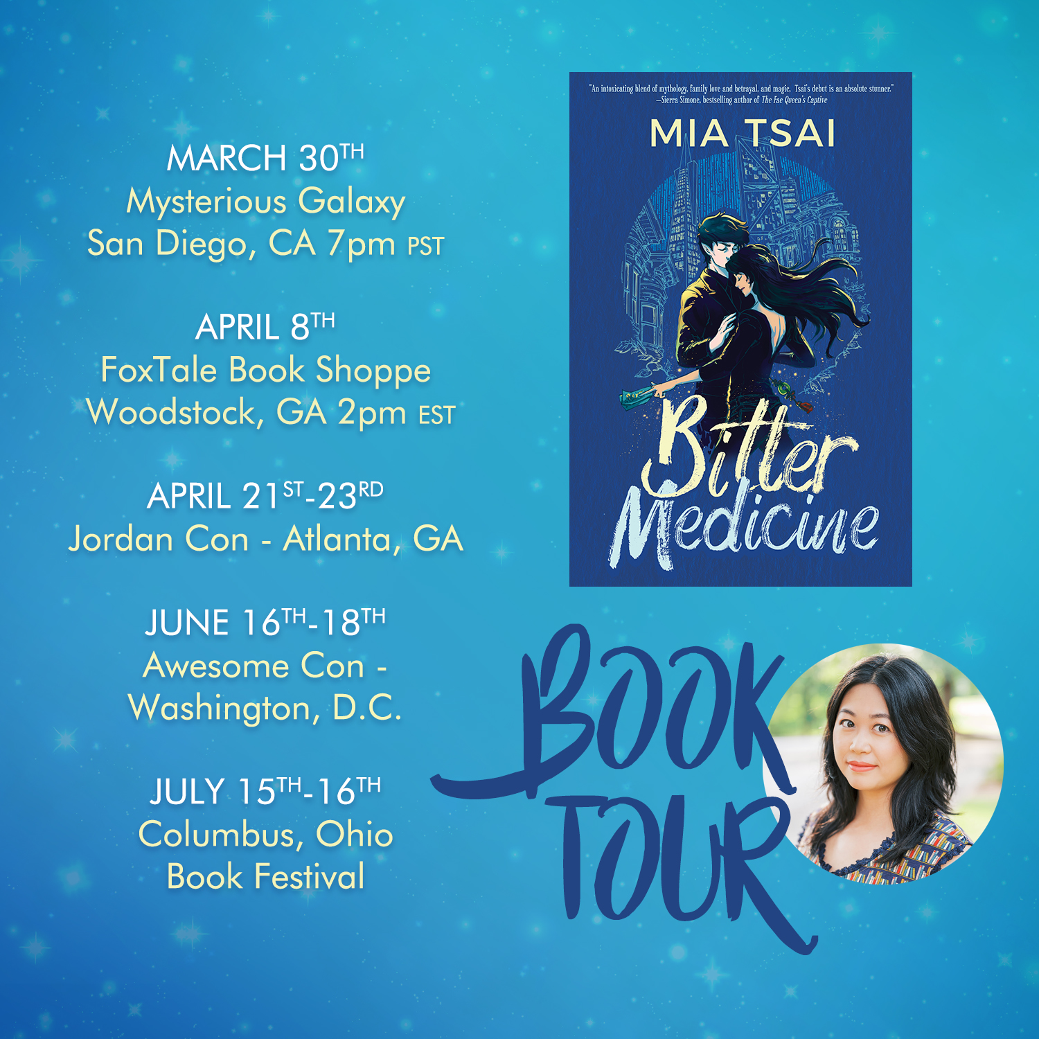 Join the celebration for Mia Tsai’s acclaimed debut novel BITTER ... Join the celebration for Mia Tsai’s acclaimed debut novel BITTER ...