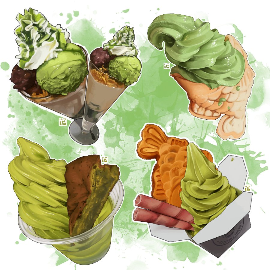 「Green tea / Matcha Ice cream is my favor」|StudioLG@SAKURACON2408🍜 🚑🍙 ...