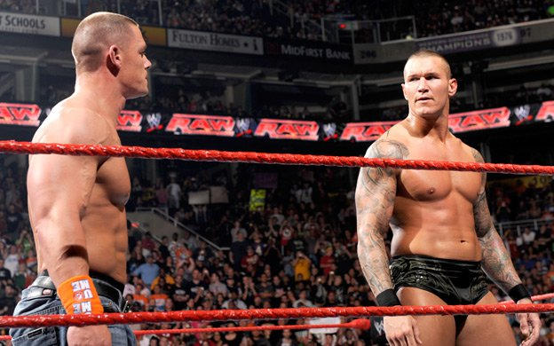 Wwe John Cena And Randy Orton Vs Batista And Jack Swagger