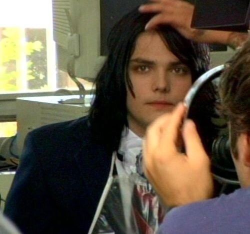 Gerard Way Black Hair
