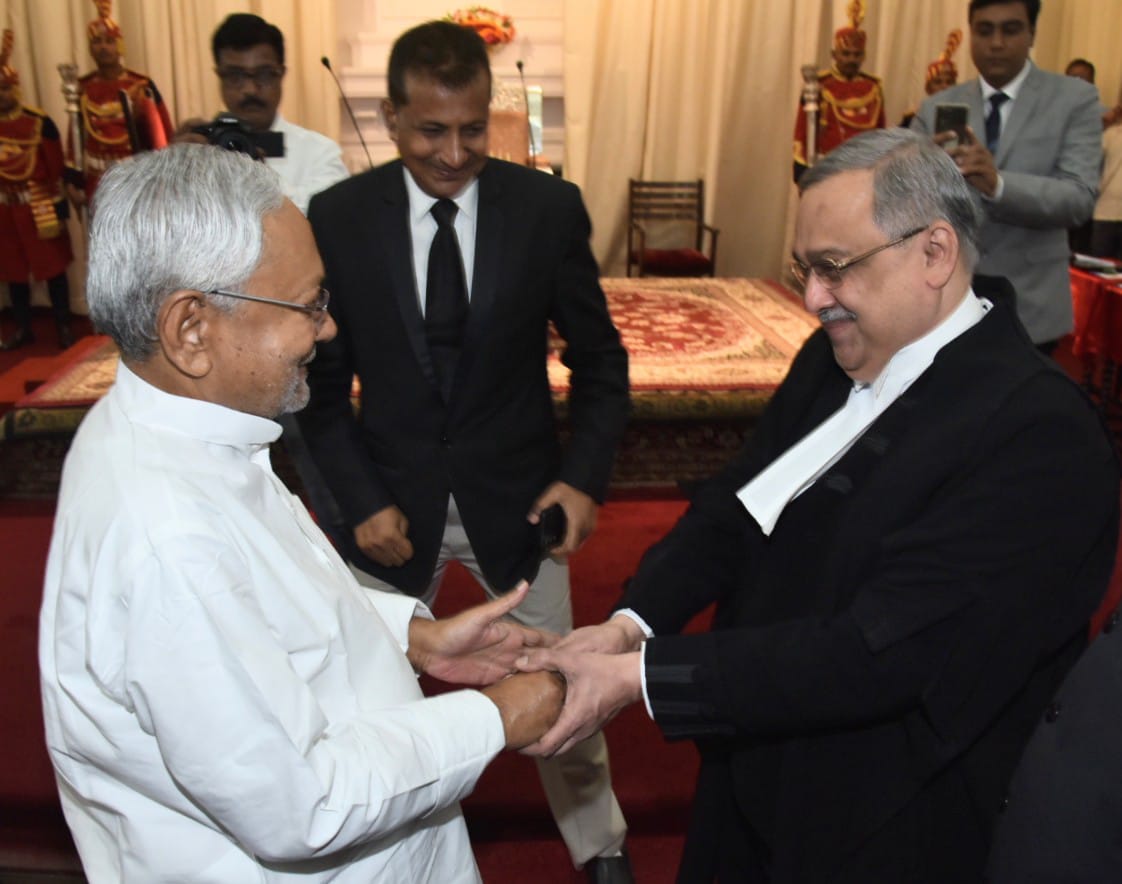 IPRD Bihar on Twitter: "राजभवन में पटना हाईकोर्ट के मुख्य न्यायाधीश के शपथ ग्रहण समारोह में ...