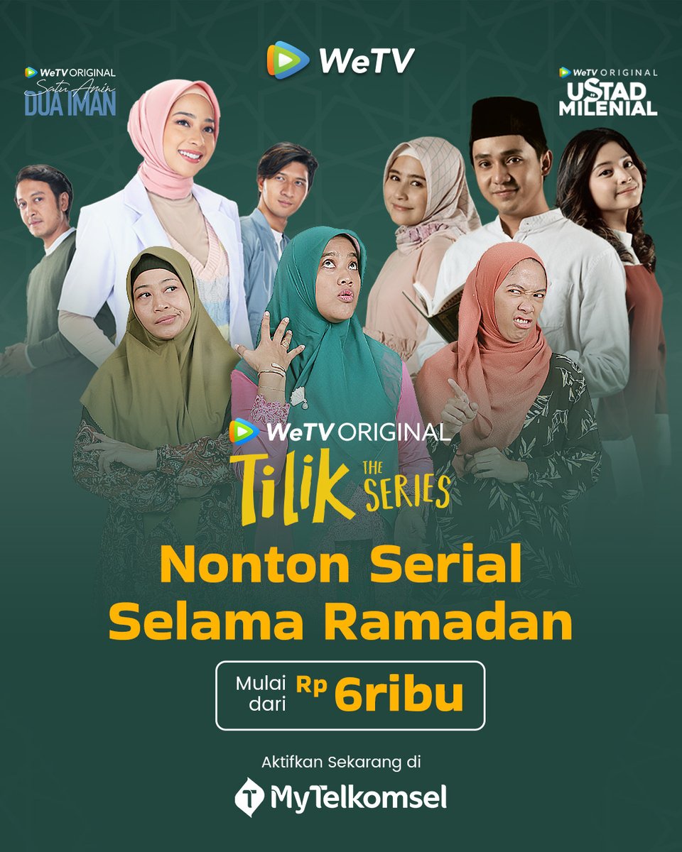 WeTV Indonesia on Twitter: "Cuman bayar 6 RIBU bisa dapetin WeTV VIP 3 hari dan Kuota 1 GB ...