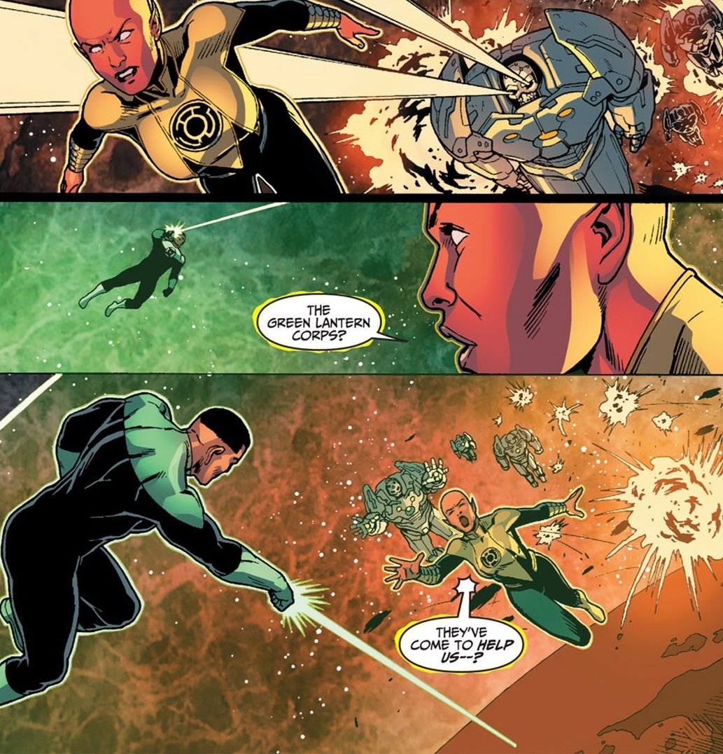 Green Lantern Vs Yellow Lantern