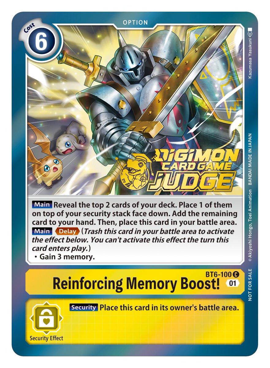 Official Digimon Card Game English Version on Twitter: "[Judge Pack 3 Cards] Today we'll share ...