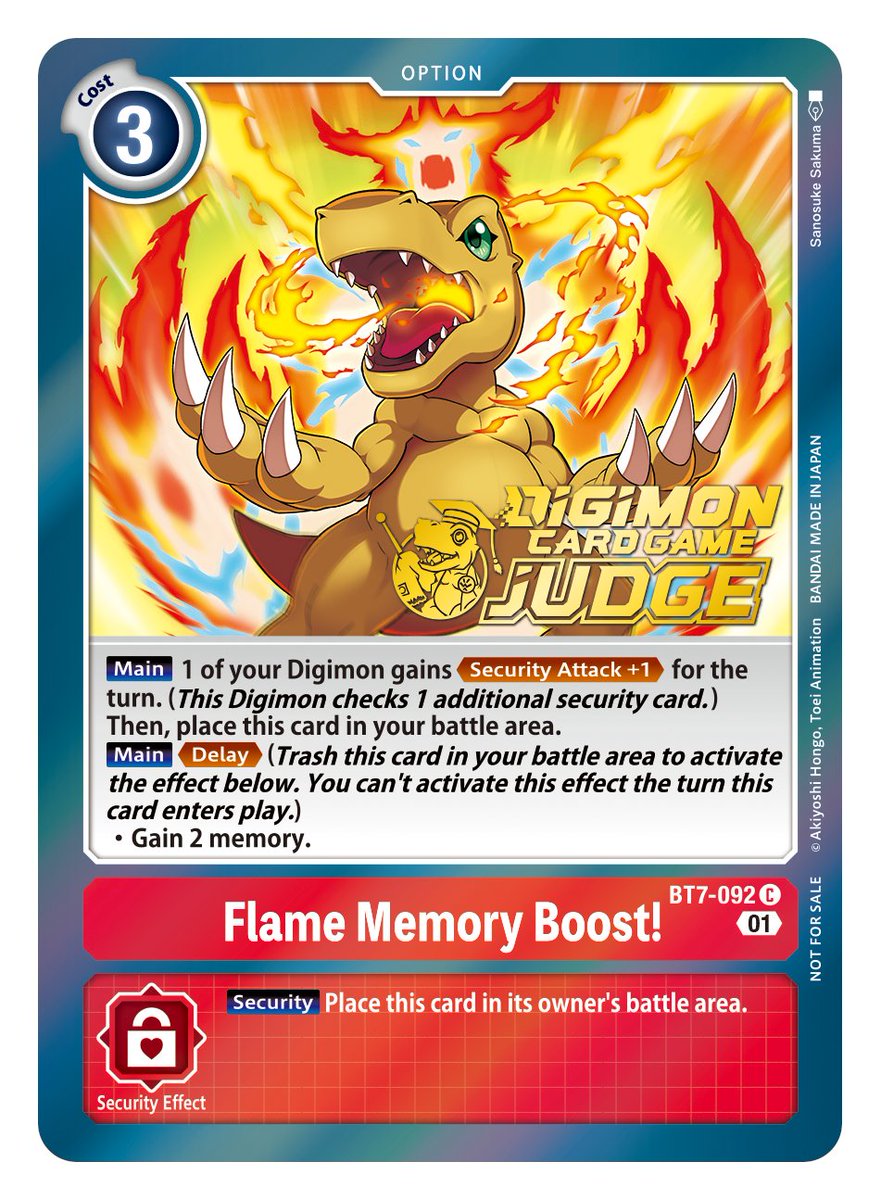Official Digimon Card Game English Version on Twitter: "[Judge Pack 3 Cards] Today we'll share ...