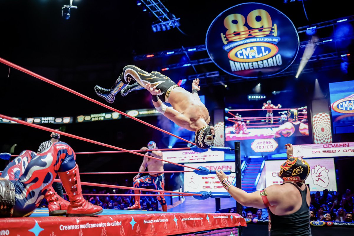 Lucha Libre CMLL on Twitter: "Titán se unió a Bárbaro Cavernario y Gran Guerrero superando en un ...