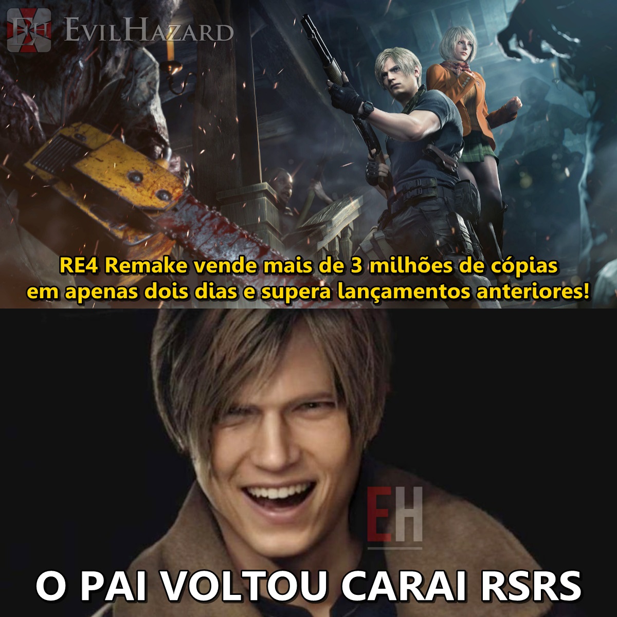 EvilHazard on Twitter: "Eu sou o Resident Evil p0ha haha! #ResidentEvil #RE4 https://t.co ...