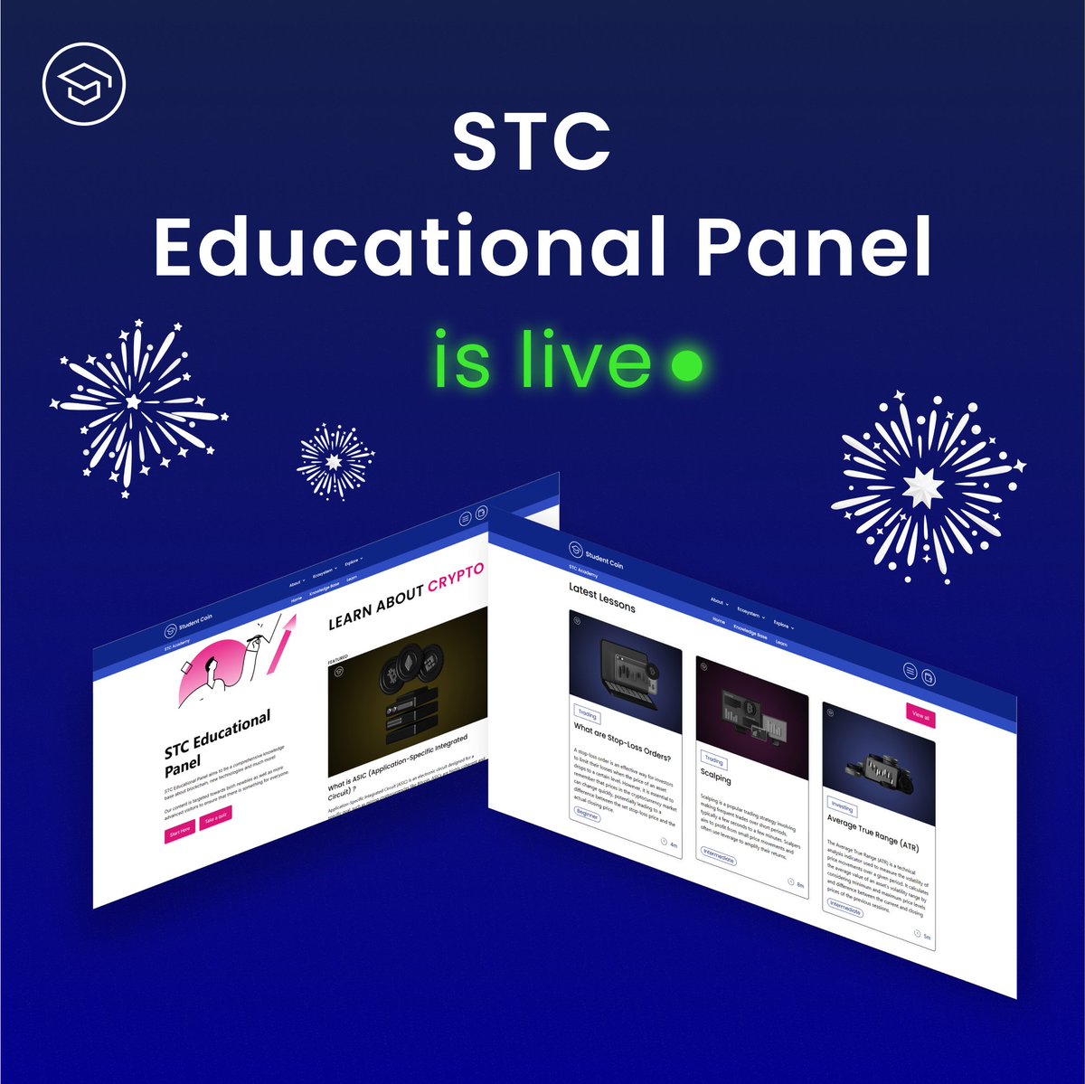 Student Coin on Twitter: "STC Educational Panel is live 🎊 The panel aims to create a learning ...