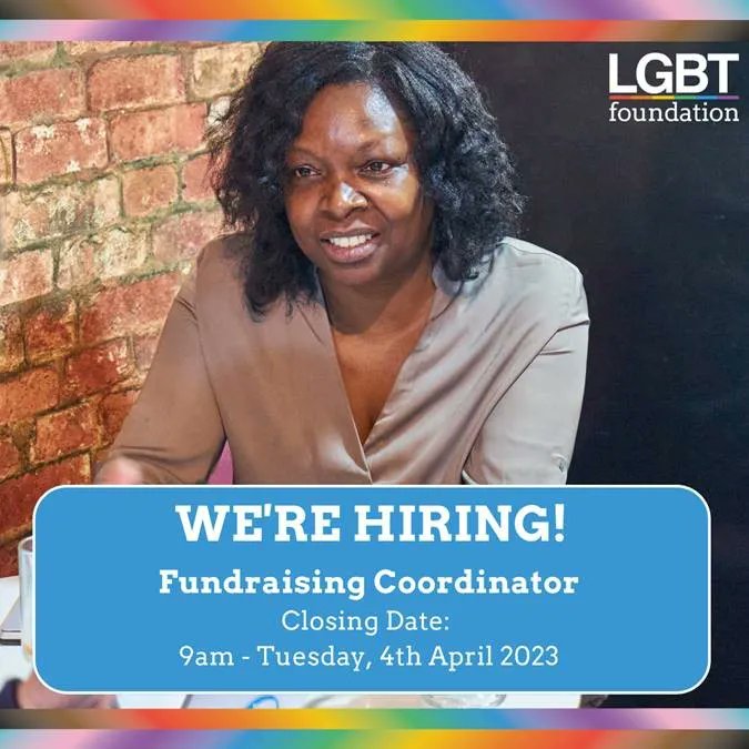 LGBT Foundation on Twitter: "🚨 Job opportunity! 🚨 There's still time to apply for our ...