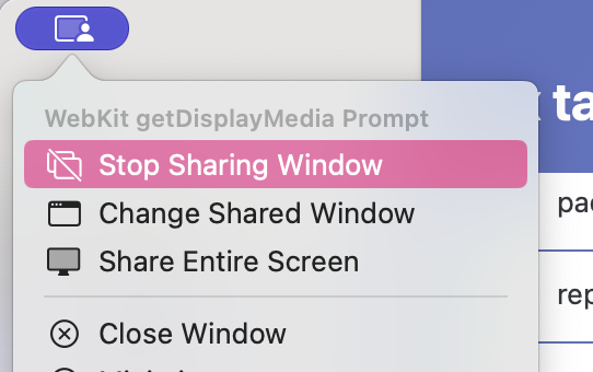 NTAuthority on Twitter: "user-friendly label: 'WebKit getDisplayMedia Prompt'"