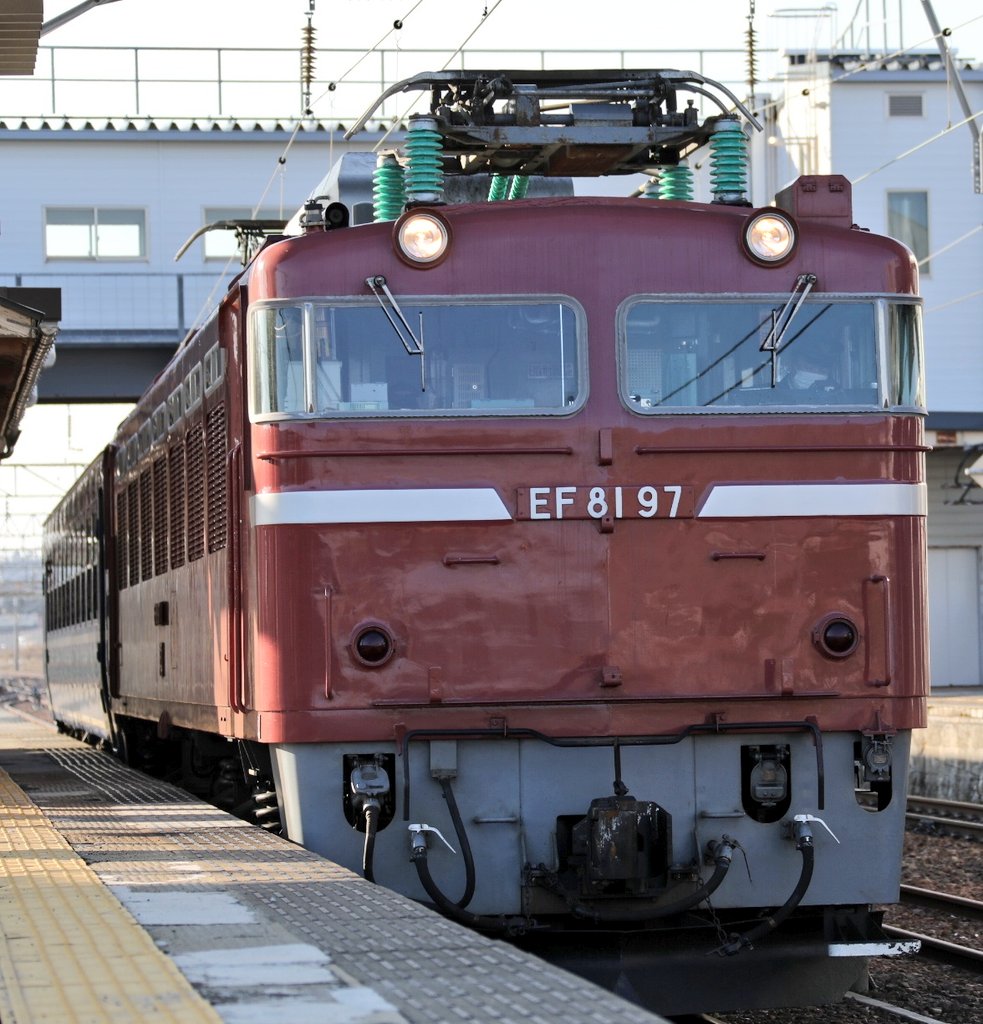 かずさん on Twitter: "こんばんは お疲れ様です🙇今朝 配8821 EF81 96＋ｵﾊ12 368 長きに渡り活躍 お疲れ様でした。急行つがるやSLでお世話になったかも､しかし ...