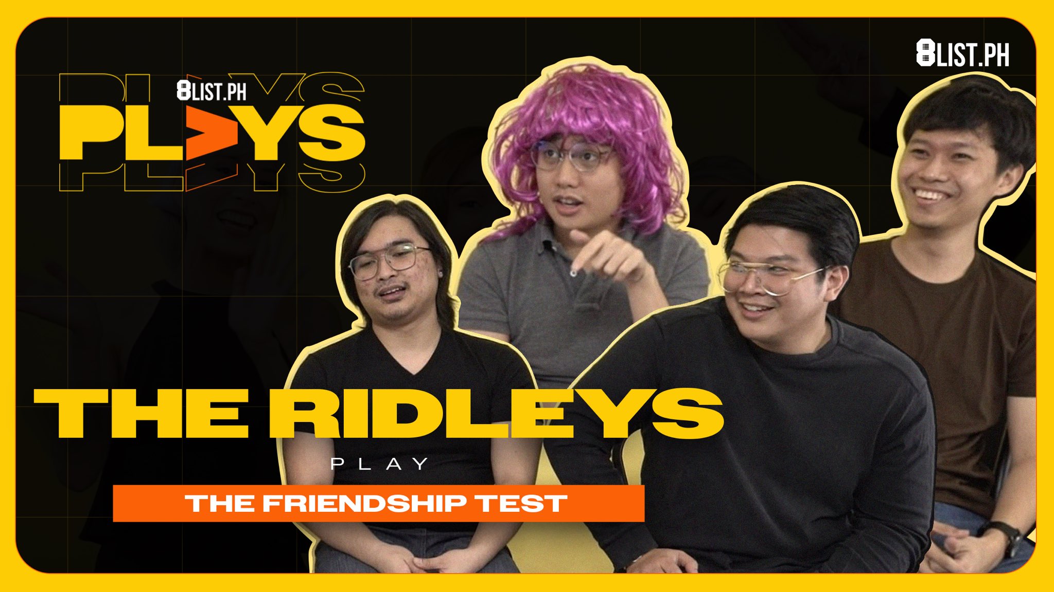The Ridleys on Twitter: "FRIENDS BA TALAGA KAMI? 🤧 Watch Benny, Bryant, Jan, and Joric as they ...