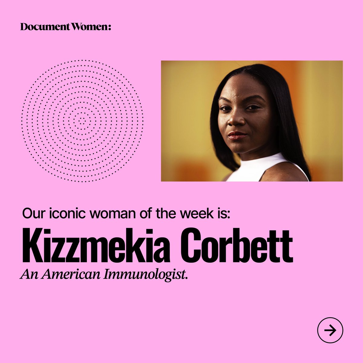 Document Women on Twitter: "Our iconic woman of the week is Kizzmekia ...