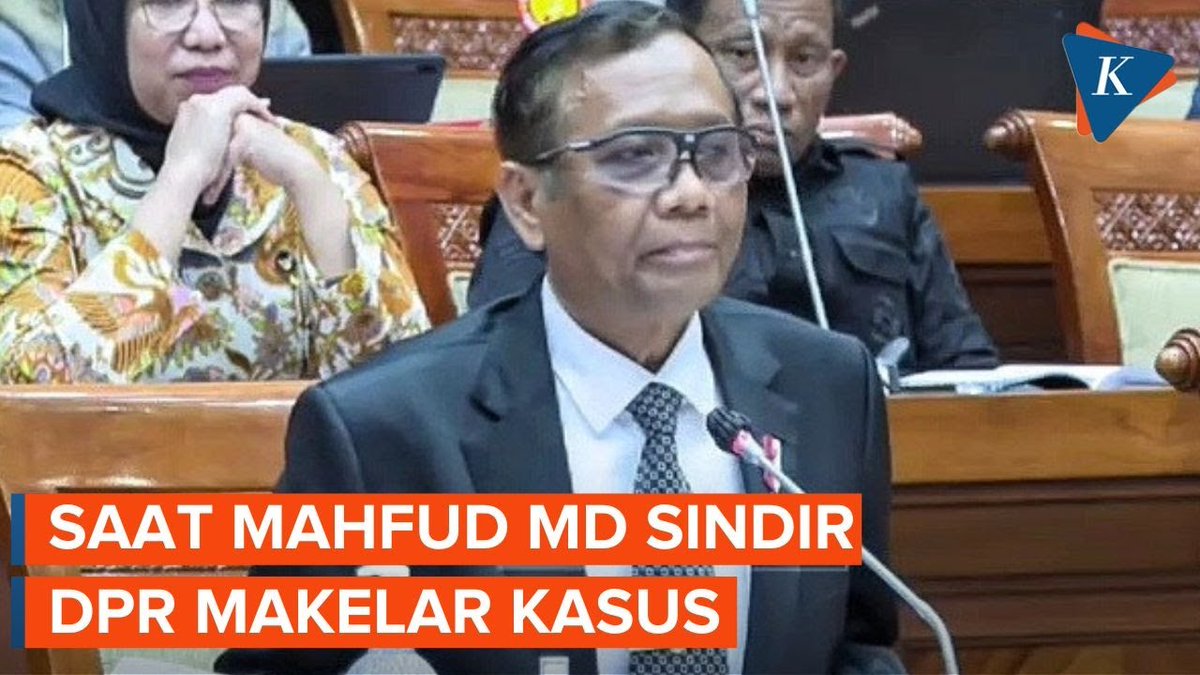 On Twitter Mahfud Md Sindir Dpr Sok Marah Marah Ternyata