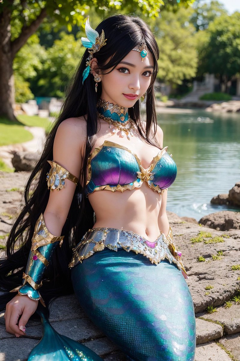 Kei @AIお姉さん on Twitter: "#クリーンなAIコスプレ DAY テーマ「マーメイド戦士」 #1mmでもいいなと思ったらRT #AIコスプレ #AI美女 #AIファンタジー ...