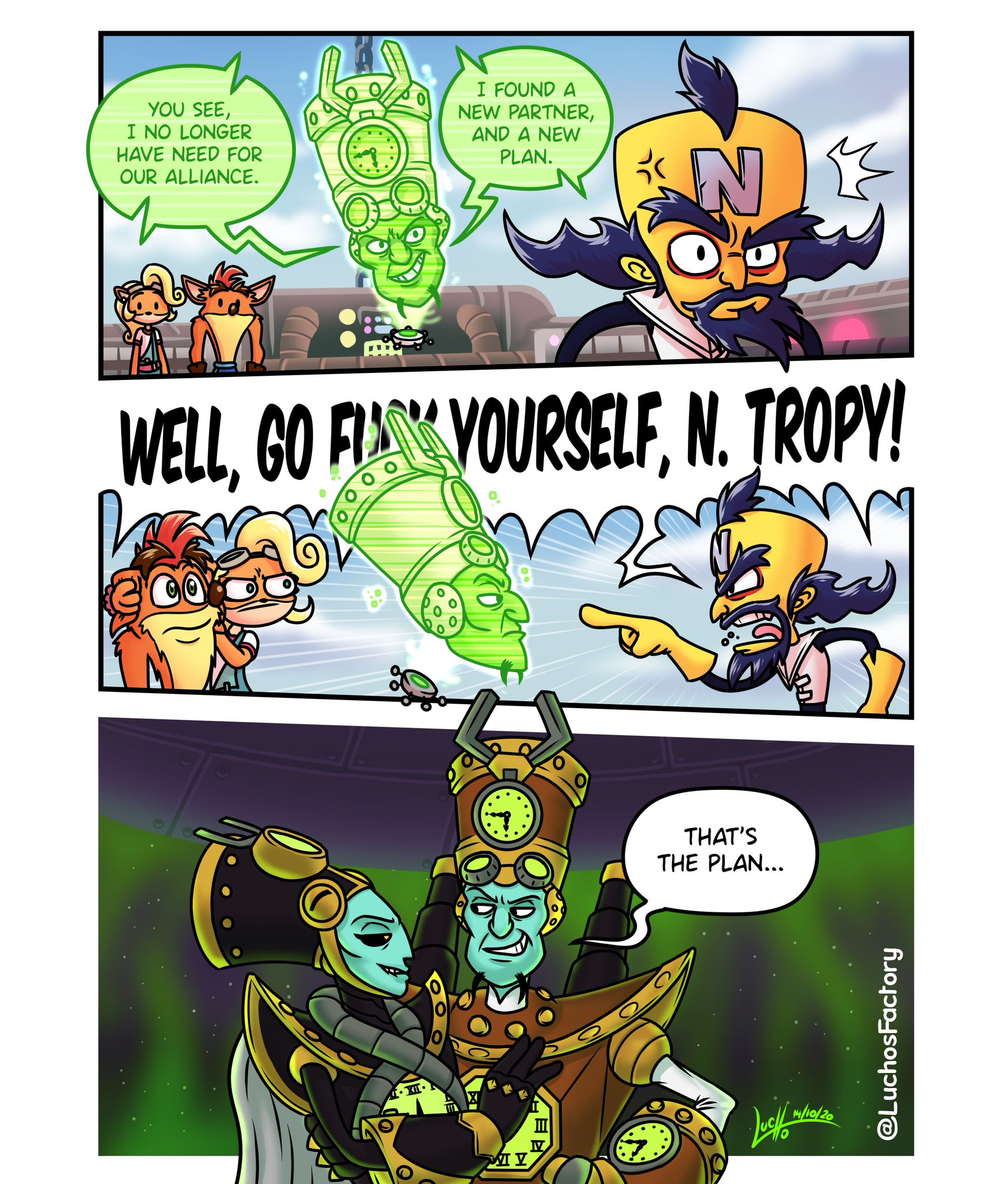 Leabhar Comic Crash Bandicoot