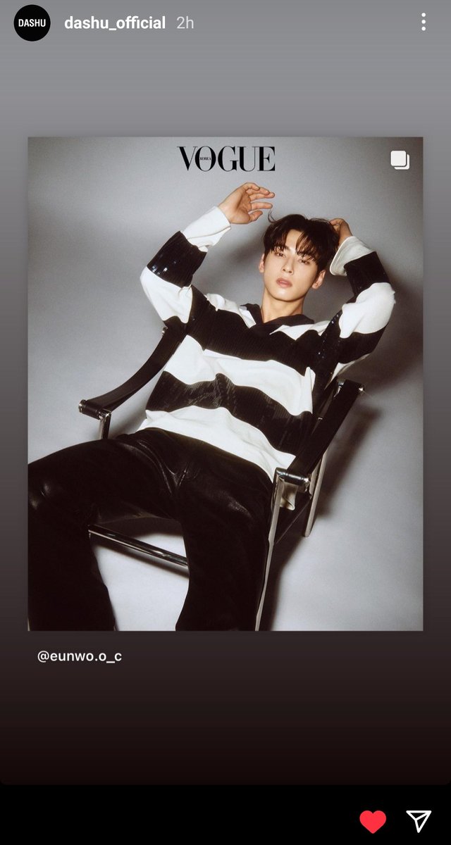 CHA EUNWOO INTERNATIONAL on Twitter: "📍@dashu_korea IG Story Tap ️ & share 🖇️https://instagram ...