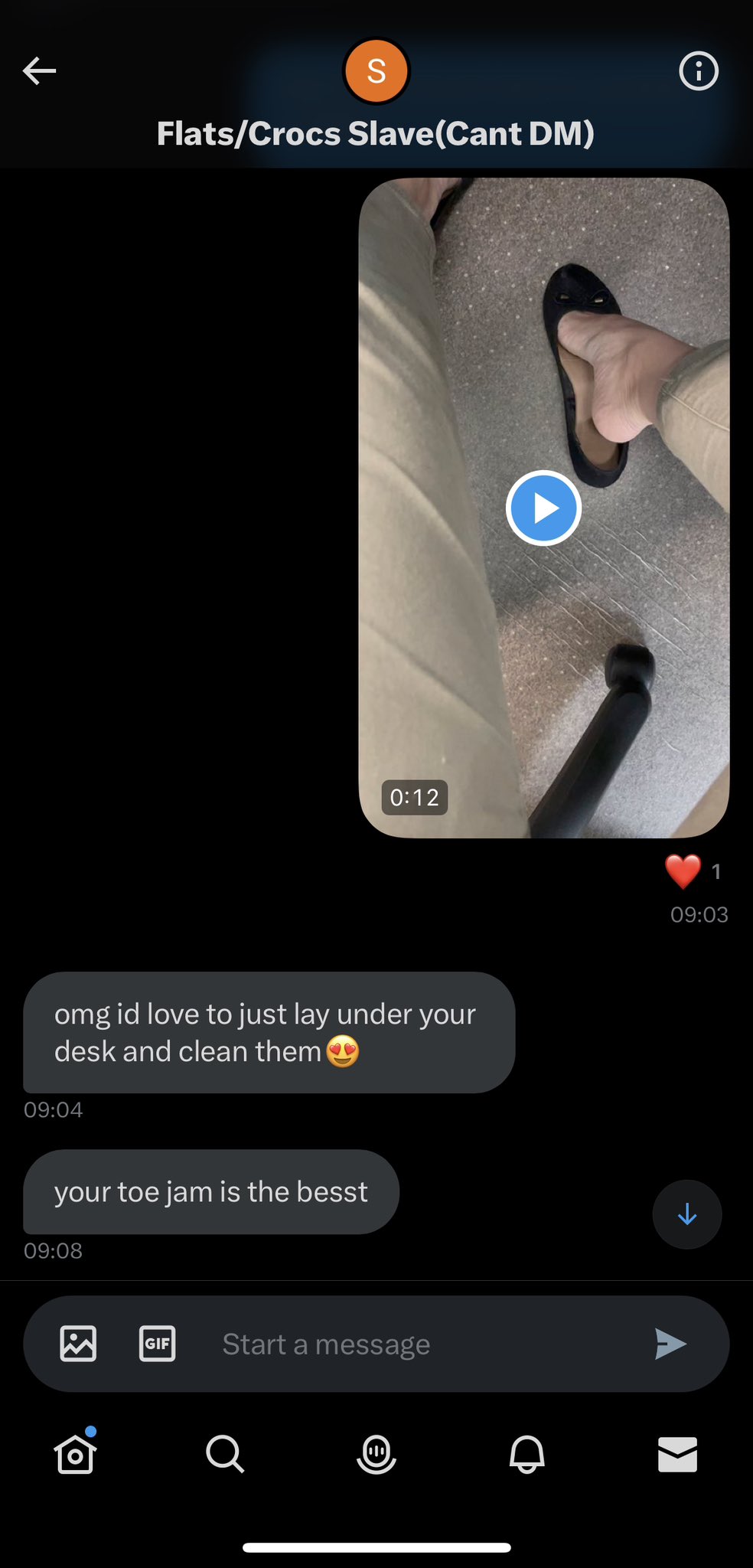 Miss Echo🇨🇦 on Twitter: "@FlatsCrocsSlave 😉 😉 🦶 Already so good and desperate xx https://t.co ...