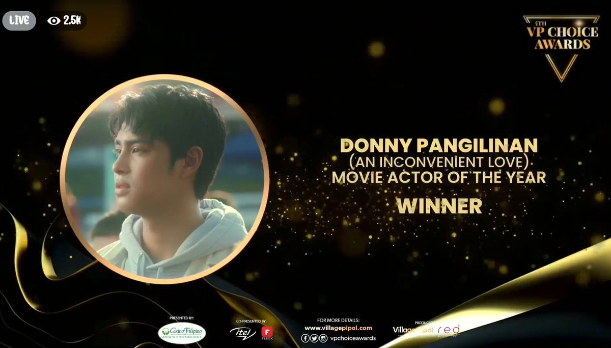 DB on Twitter: "RT @MDBOFC: Donny Pangilinan is this year’s Movie Actor of the Year in the ...