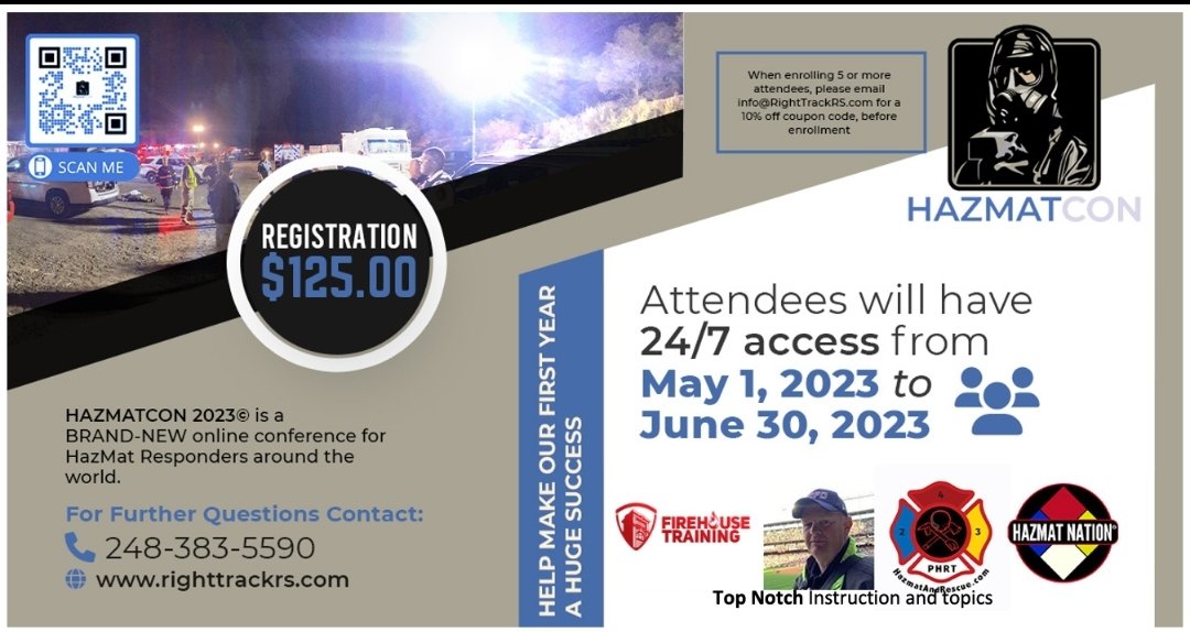 Hazmat and Rescue Training on Twitter: "Coming up in May, the first HazMatCon presented by Right ...