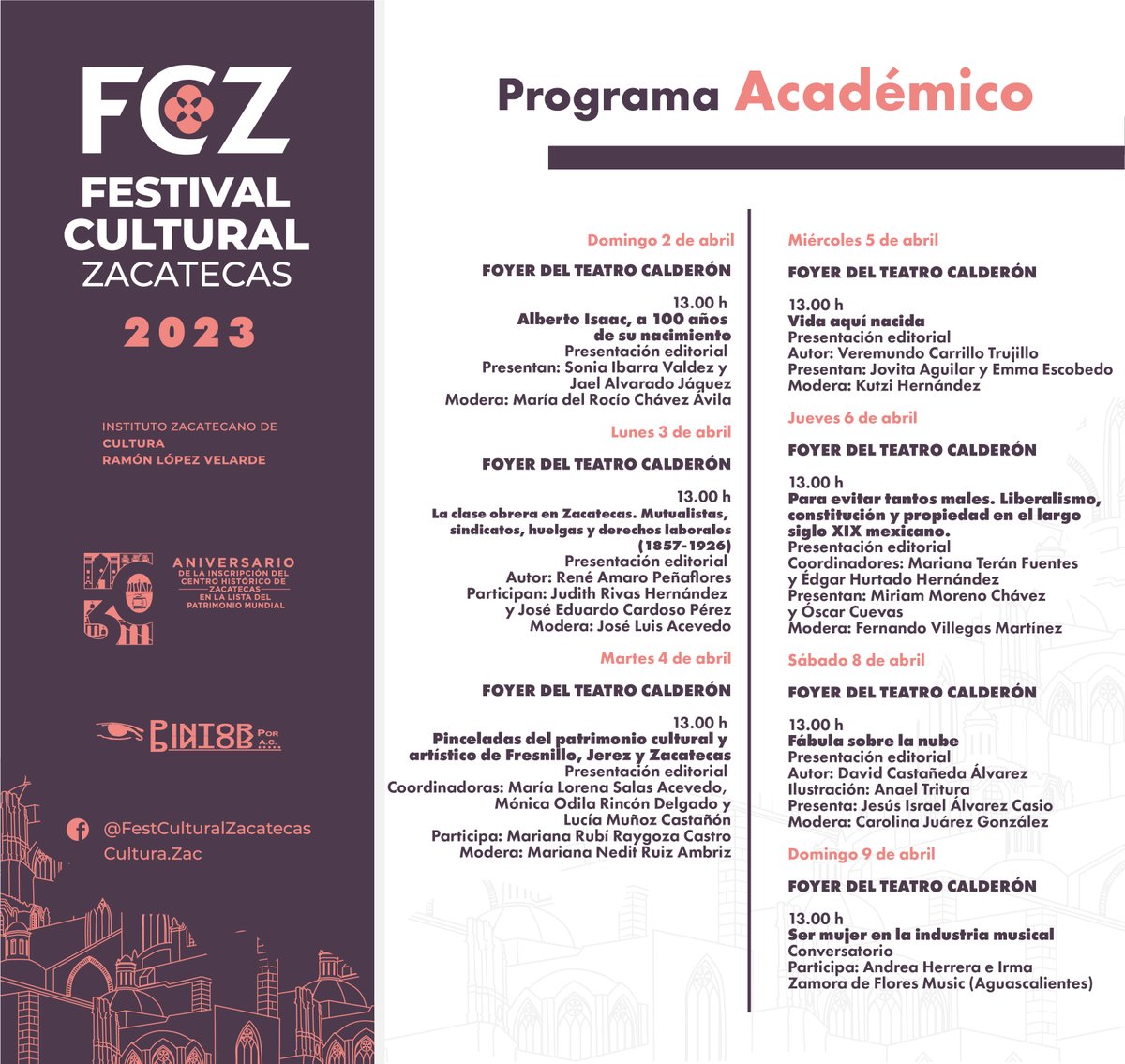 Gobierno de Zacatecas on Twitter: "🎊 | Como parte de las actividades del #FCZ2023, continúa el ...